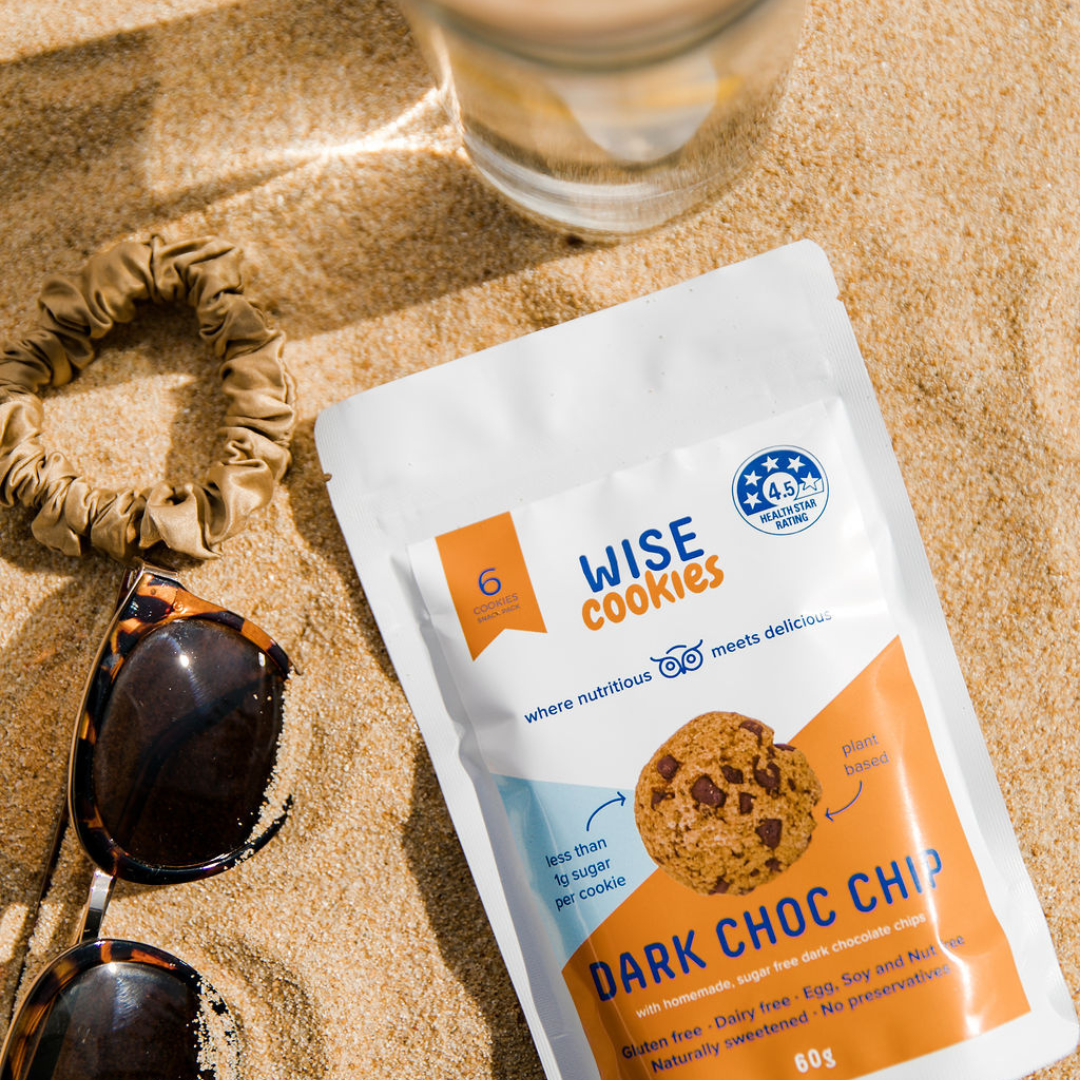 Wisefoods | Dark Choc Chip 4.5 Health Star Wise Cookies - Wisefoods ...